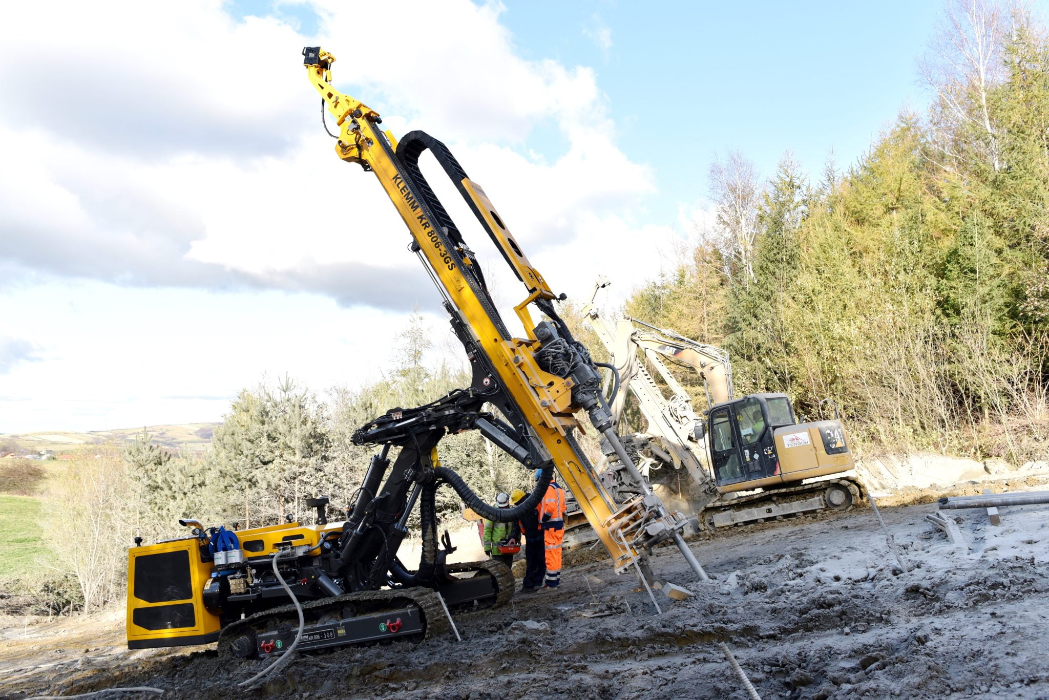 Park maszynowy | Specjalistyczne rozwiązania z zakresu geotechniki | Tergon